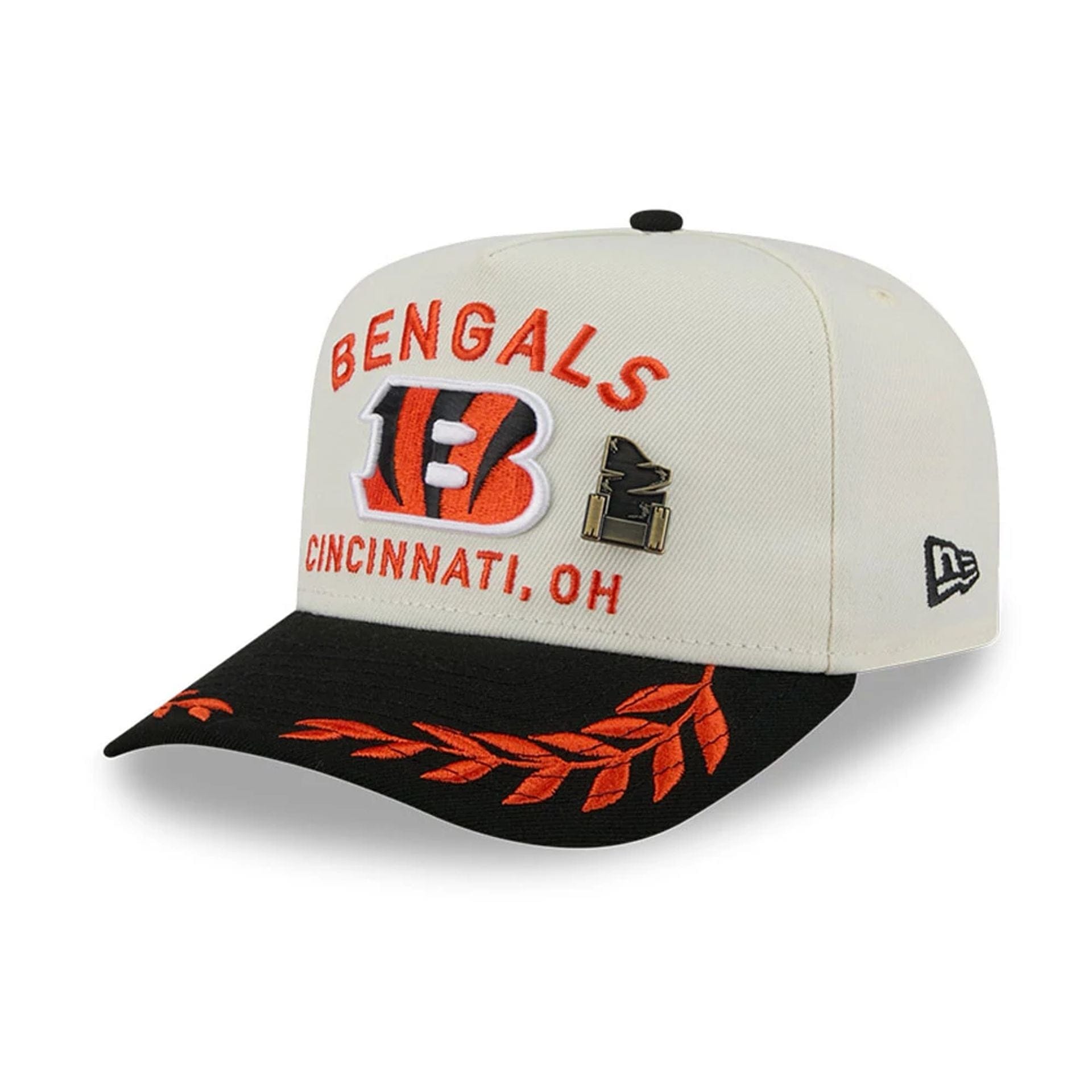 Cincinnati Bengals NFL Draft 2025 White 59FIFTY Fitted A-Frame Cap ...